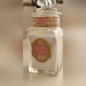 Avon | Bath & Body | Vintage Avon Lavender Sachet Powder In Glass ...